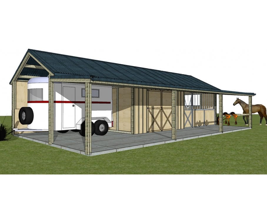 Custom designed horse stable | Outpost Kitset Buildings NZ